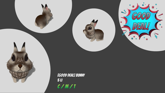 Second Life Marketplace - [GOOD DEAL] Bunny. BOXED/ADD&TOUCH.